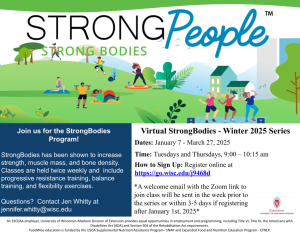 STRONG PEOPLE- STRONG BODIES – Extension Waupaca County